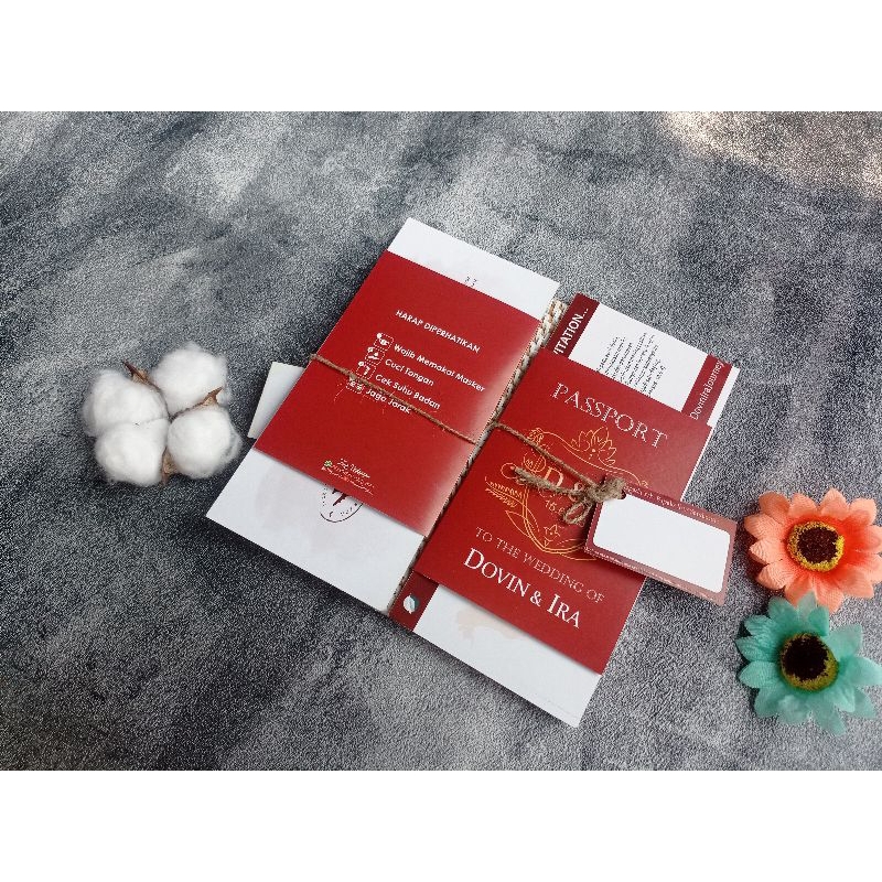 Jual UNDANGAN PERNIKAHAN PASPORT / WEDDING PASPORT CUSTOM | Shopee ...