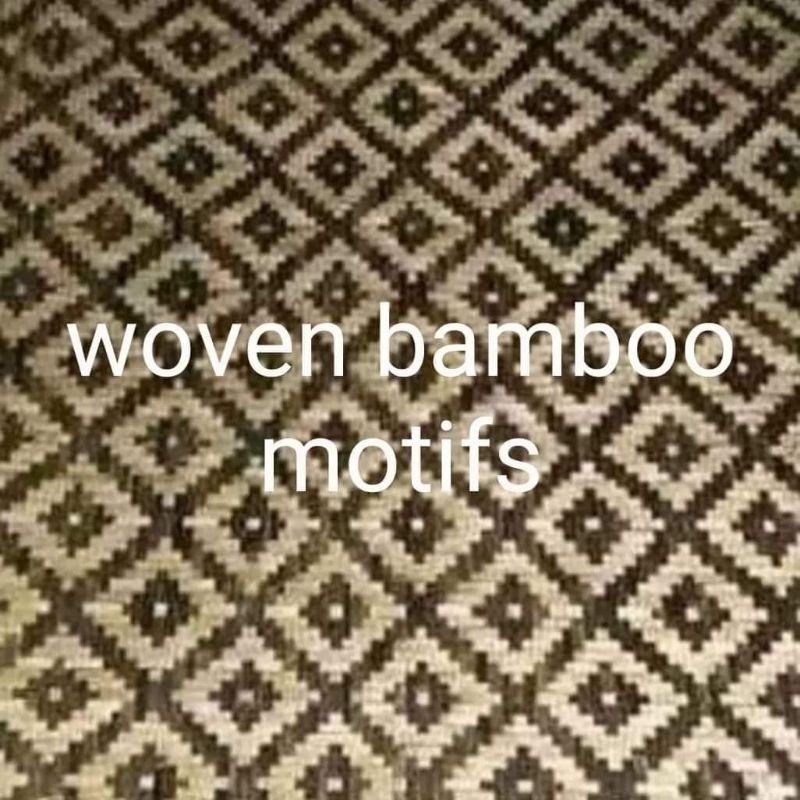 Jual gedek bambu motif 2 mtr x 3 mtr | anyaman bambu full kulit | bilik ...