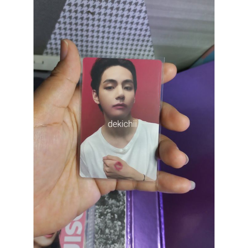 Jual BTS PHOTOCARD PROOF COLLECTORS V TAEHYUNG CARD HOLDER BT21 | Shopee Indonesia