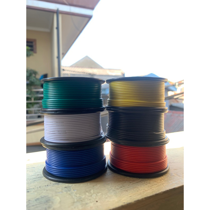 Jual Kabel AWG 24 serabut putih - 1 Roll (20 meter) | Shopee Indonesia