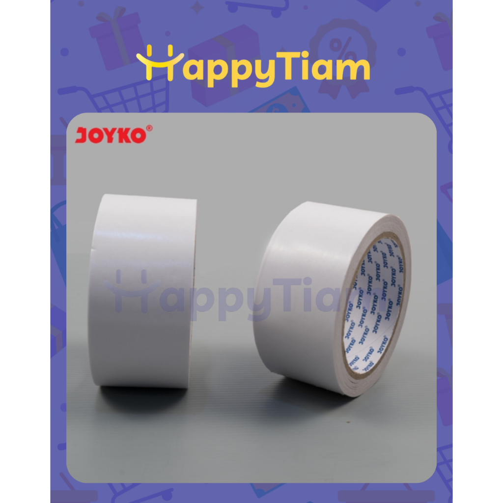 Jual DOUBLE TAPE 2" SIDED PEREKAT 2 SISI JOYKO 48 mm x 15 Yard ~ LEM ...