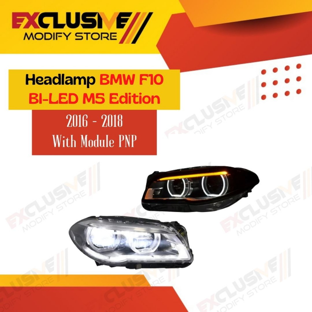 Jual HEADLAMP BMW F10 BI-LED LCI M5 EDITION WITH MODULE PNP | Shopee ...