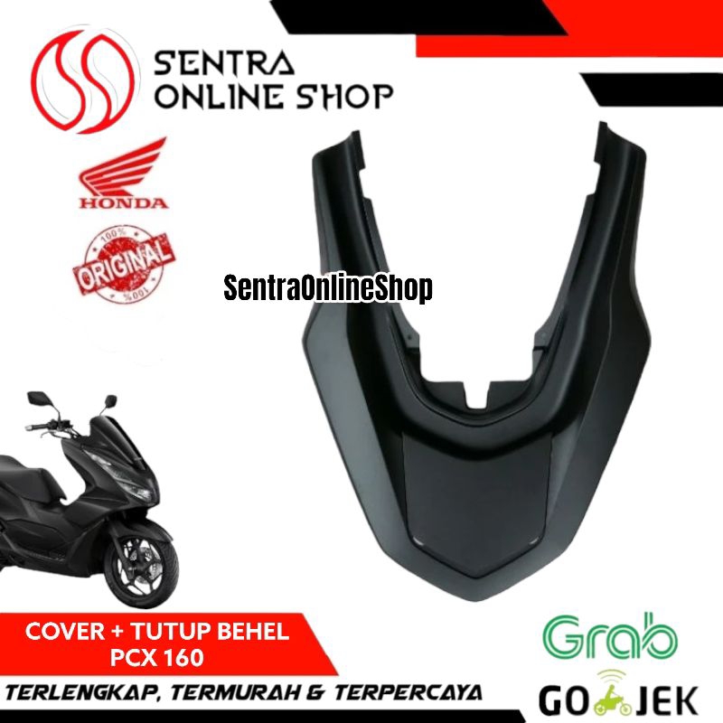 Jual Cover behel stop besar kecil hitam doff dop pcx 160 original ...