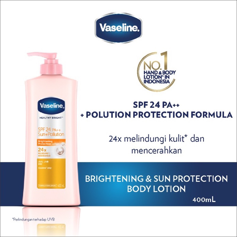 Jual vaseline lotion spf 24 400ml | Shopee Indonesia
