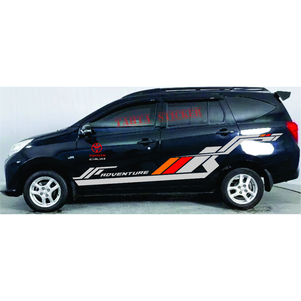 Jual STICKER VARIASI BODY SAMPING CUTTING STICKER VARIASI MOBIL TOYOTA ...