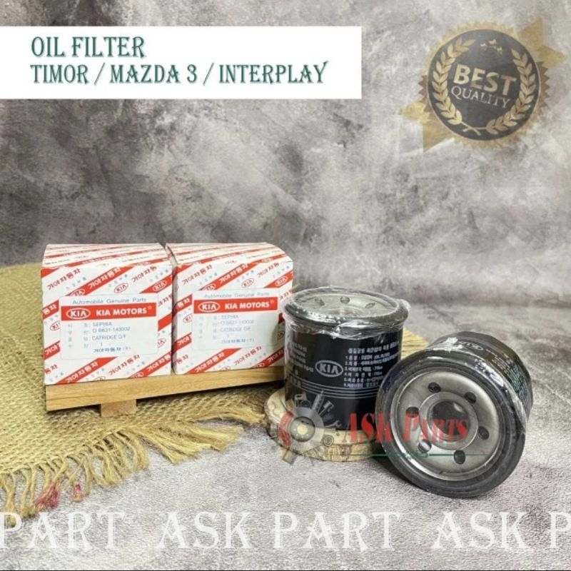 Jual OIL FILTER SARINGAN OLI TIMOR SEPHIA DOHC SOHC MAZDA 3 INTERPLAY ...