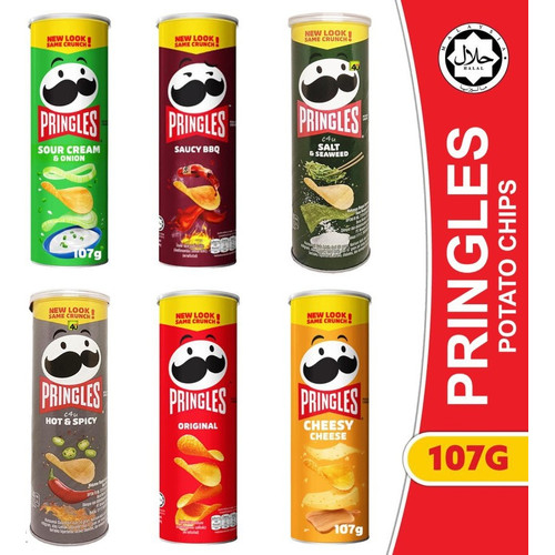 Jual 107gr PRINGLES ukuran BESAR 6 Variant Rasa | Shopee Indonesia