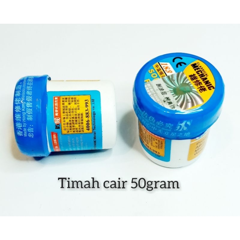 Jual TIMAH CAIR MEKANIK 50GRAM | Shopee Indonesia