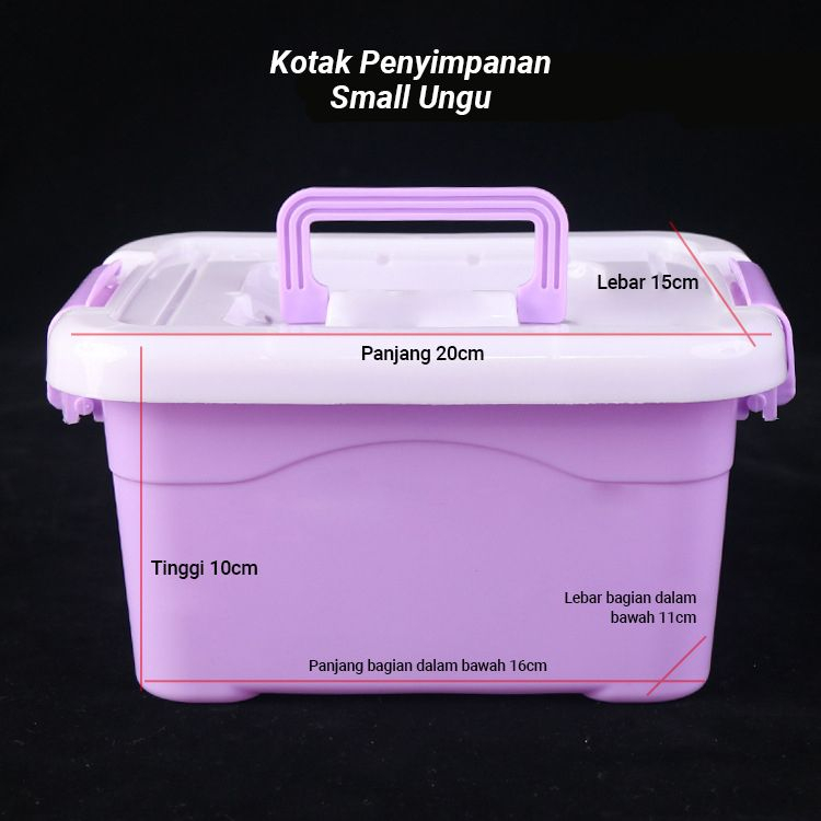 Jual Box Container Plastik Kontainer Kotak Tempat Penyimpanan Baju ...