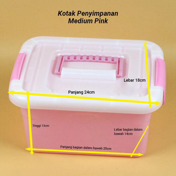 Jual Box Container Plastik Kontainer Kotak Tempat Penyimpanan Baju ...