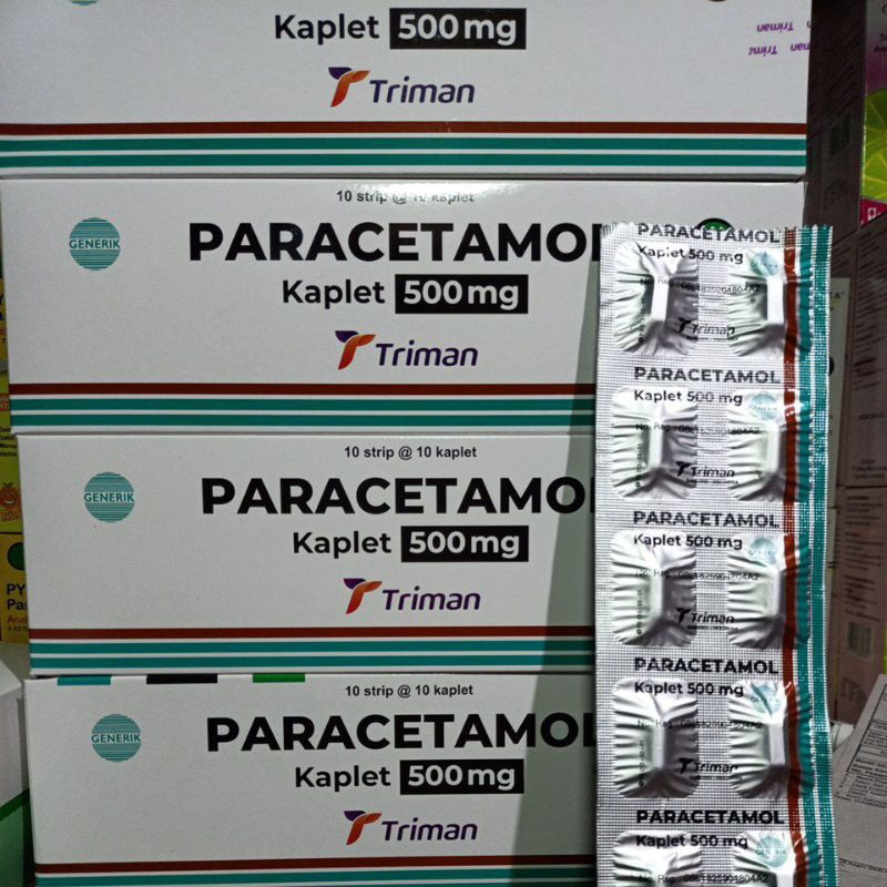Jual Paracetamol Triman per box Varian | Shopee Indonesia