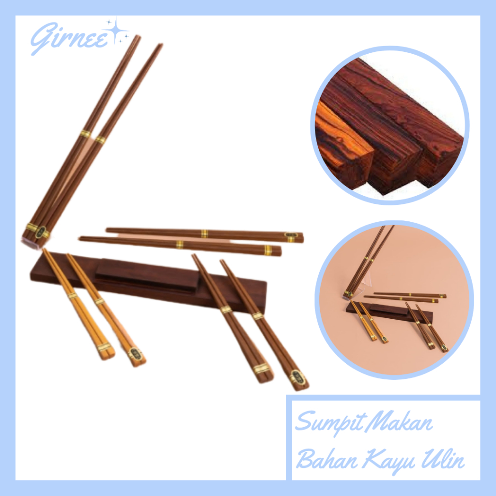 Jual Sumpit Premium Jepang Serbaguna Bahan Kayu Panjang/Sumpit Ulin ...