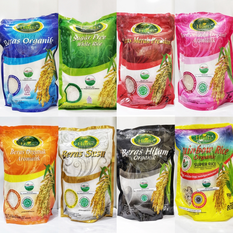 Jual [HALAL] BERAS HOTEL 2KG/BERAS DIABETES ORGANIK/BERAS MERAH PREMIUM ...