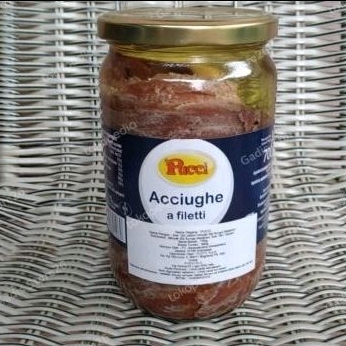Jual pucci acciughe anchovies fillet in oil 700 gram | Shopee Indonesia
