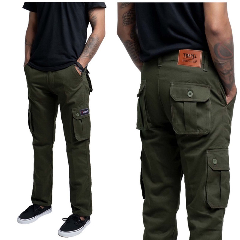 Jual Celana cargo panjang pria size 23-38 cargo panjang pria pdl ...