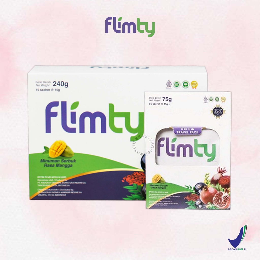 Jual FLIMTY Fiber - 1 Box (isi 16 sachet) Antioksidan - Pelangsing ...