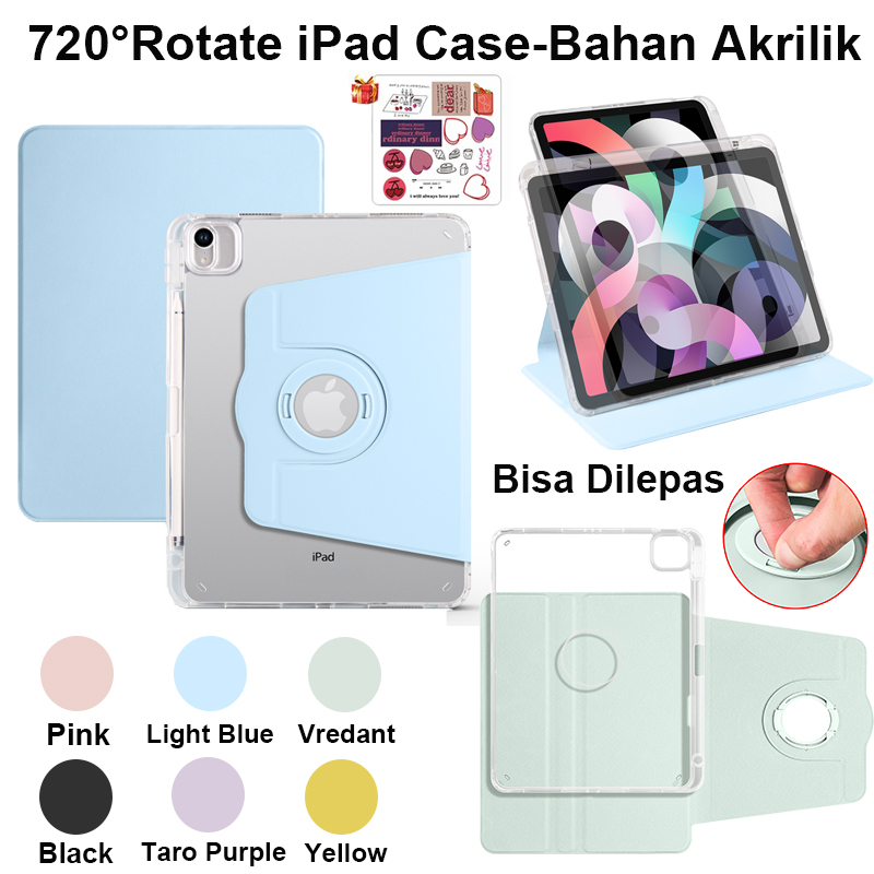 Jual IPad Case Detachable Upgraded Acrylic Casing iPad for iPad10/9//8/ ...