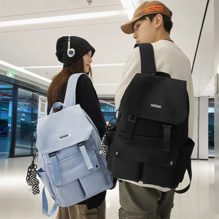 Jual Mismi Jaiden Bag Tas Ransel Wanita Pria Simple Korean Stylish ...