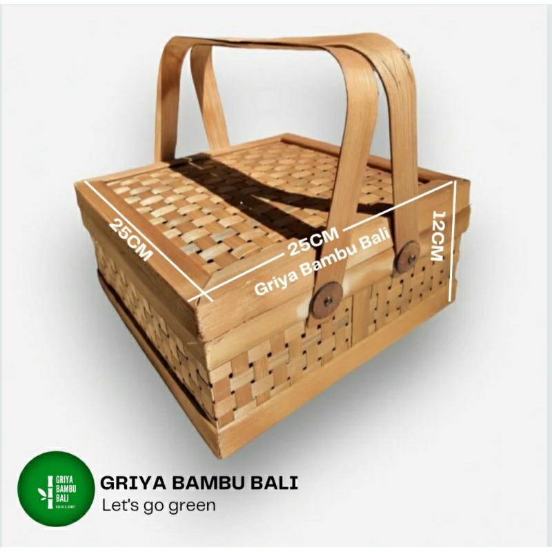 Jual Rantang kotak bambu box hampers box parcel tempat hampers tempat ...