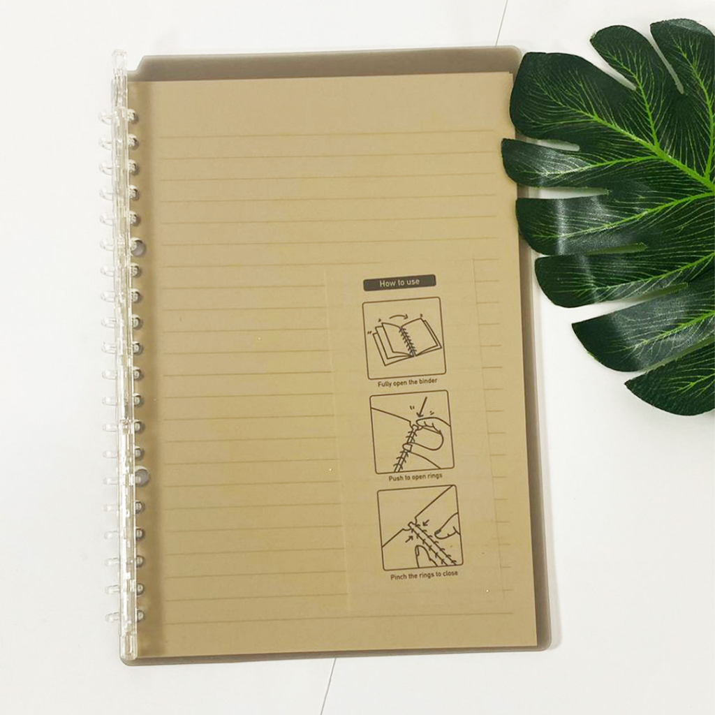 Jual Dual Tie Slim File Binder Notebook A5 Panmomo Harga Satuan ATK ...