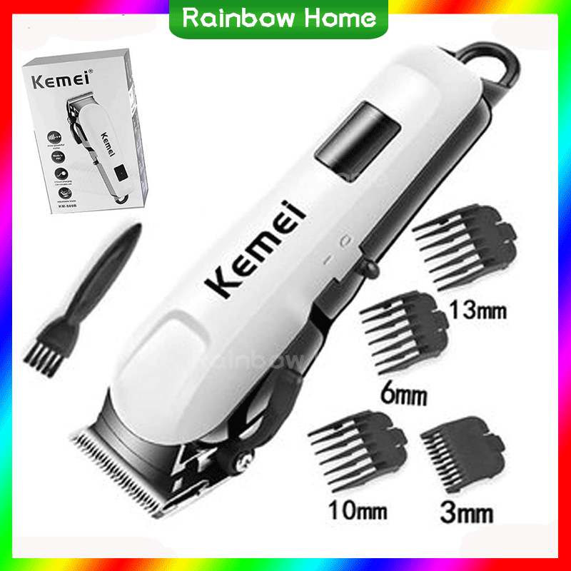Jual Rainbow Home Alat Cukur Rambut Kemei KM-809 Clipper Mesin Cukur Pangkas dan Potong Baby ...