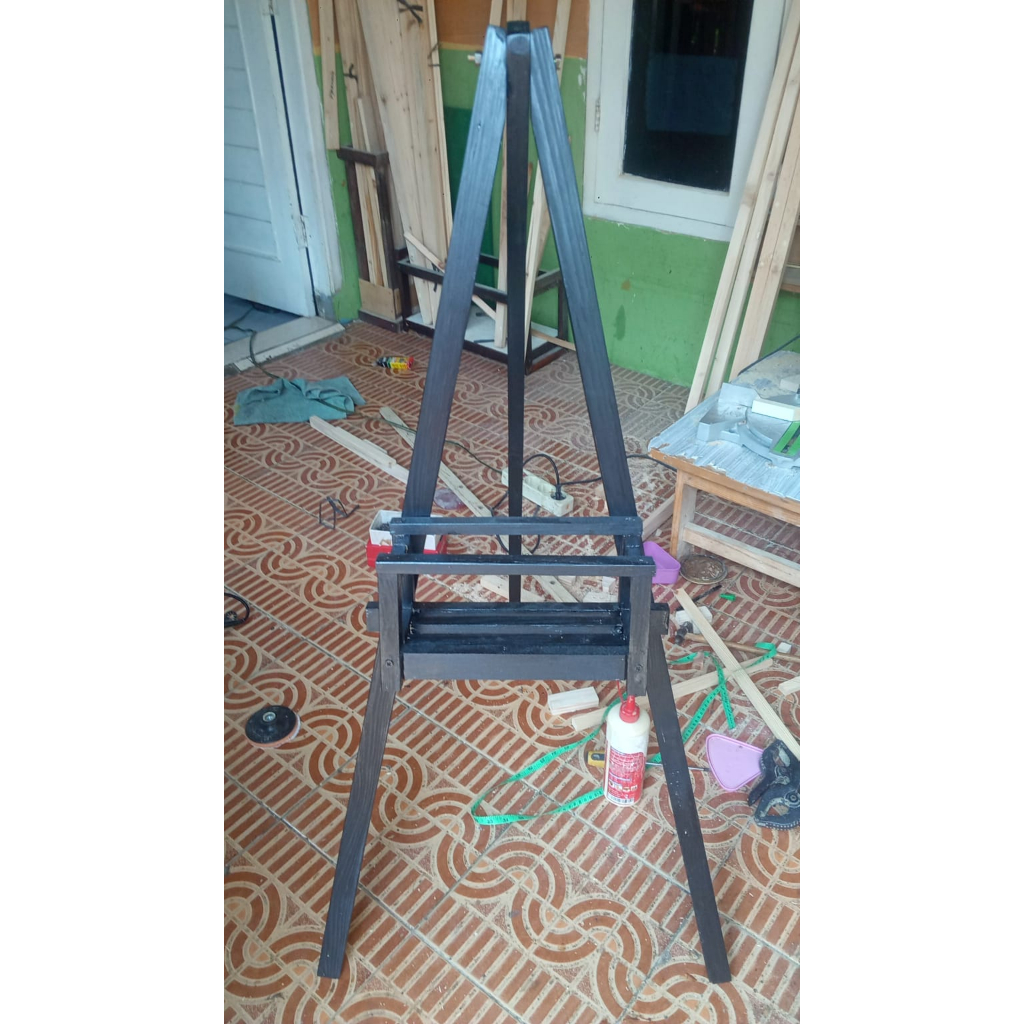 Jual STANDING Frame & Flower STAND KAYU NATURAL untuk karangan bunga ...