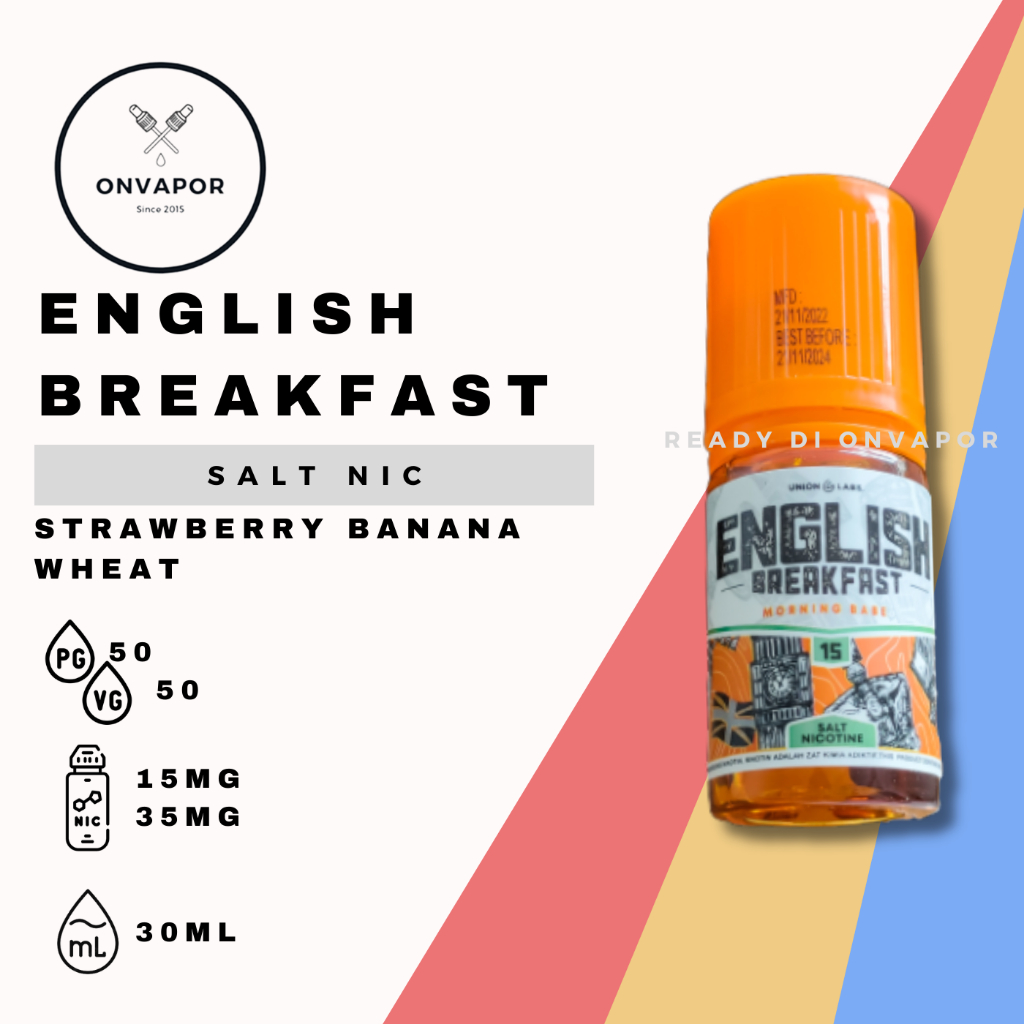 Jual English Breakfast Liquid Salt Nic by Union Labs | Shopee Indonesia Jual English Breakfast Liquid Salt Nic by Union Labs | Shopee Indonesia