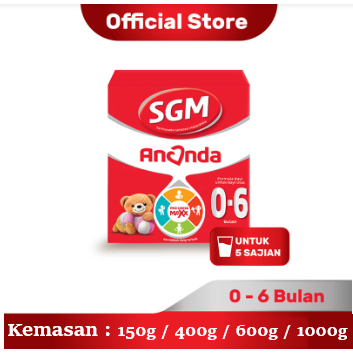 Jual Susu Formula SGM Ananda 0-6 Bulan | Shopee Indonesia