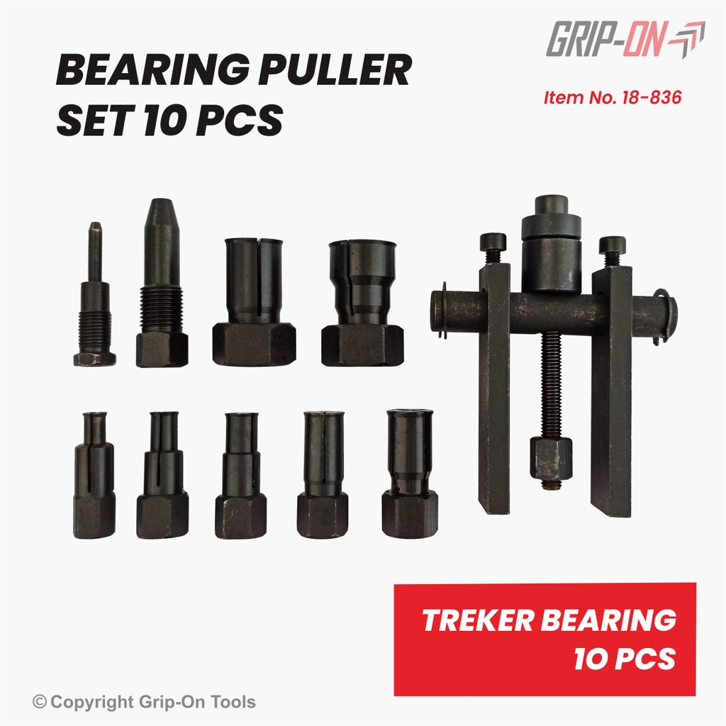 Jual Grip-On Bearing Puller Set 10Pcs Treker Cabut Bearing 10 Pcs 18 ...
