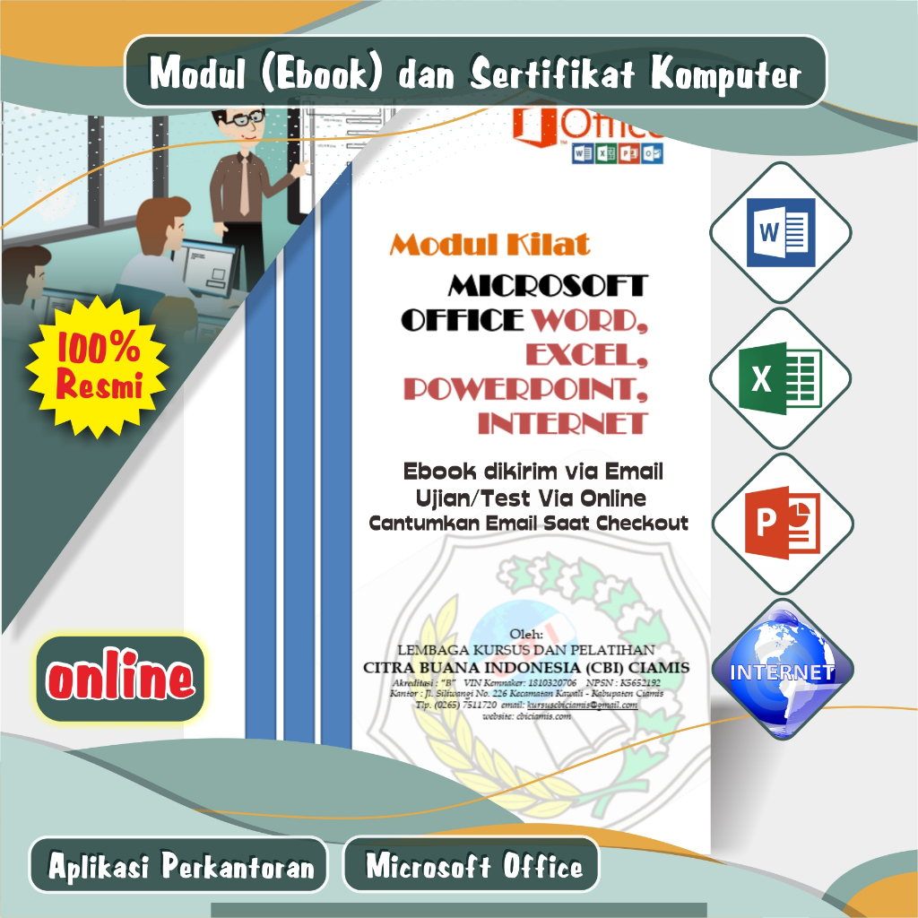Jual SERTIFIKAT KOMPUTER OFFICE ONLINE | Shopee Indonesia