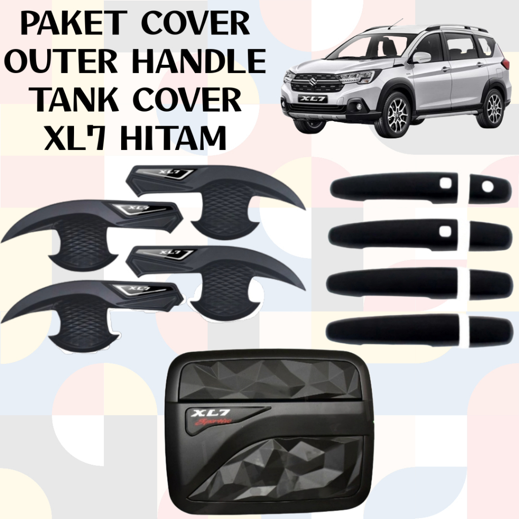 Jual Paket Lengkap Handle Outer Tank Cover Hitam Mobil Avanza Xenia ...
