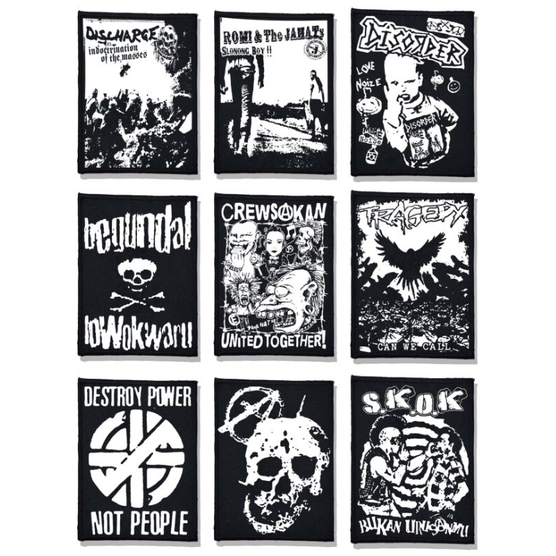 Jual emblem patch,emblem punk,emblem band punk,emblem kotak,emblem band ...