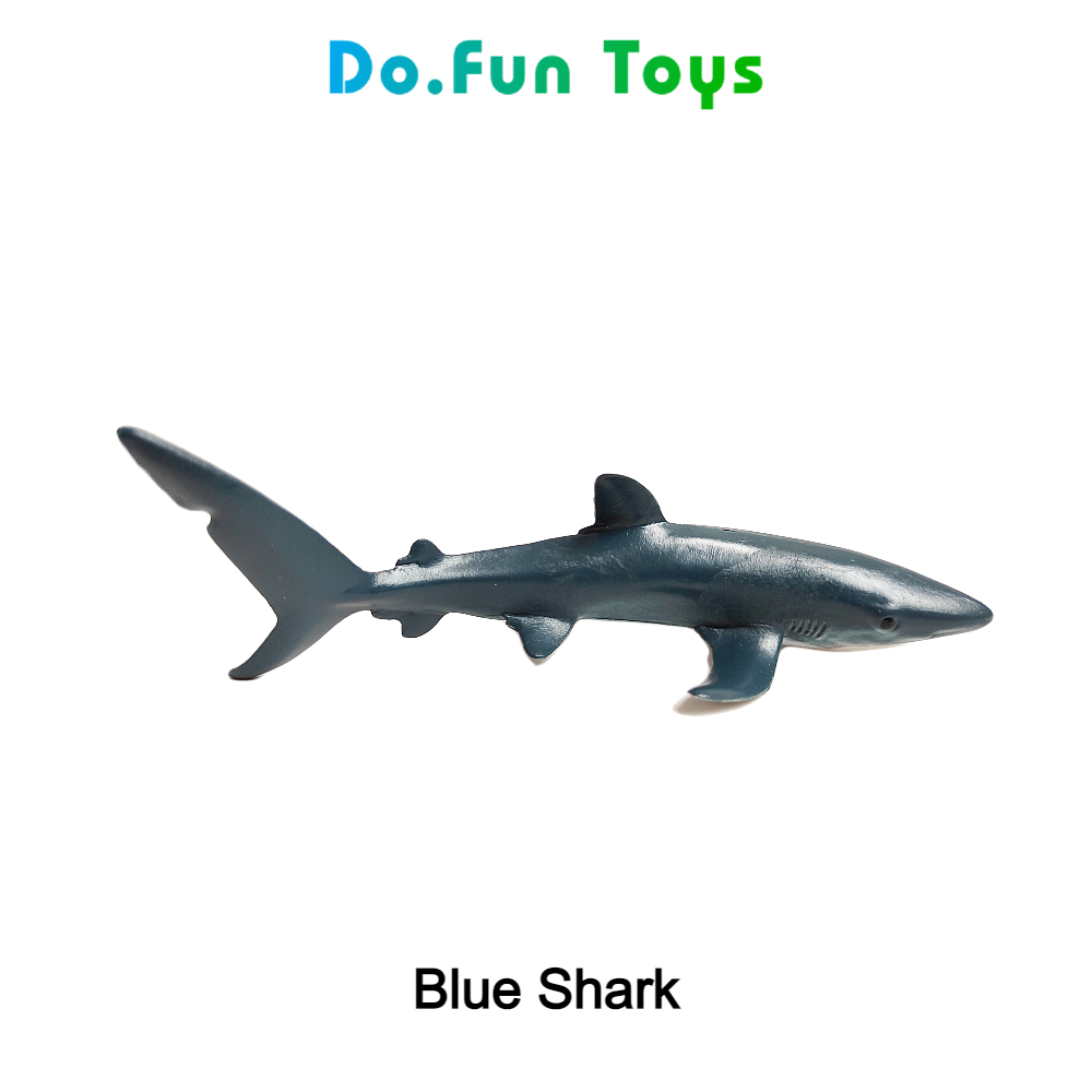 Jual Animal Figurine | BLUE SHARK / Mainan Miniatur Binatang Ikan Hiu ...