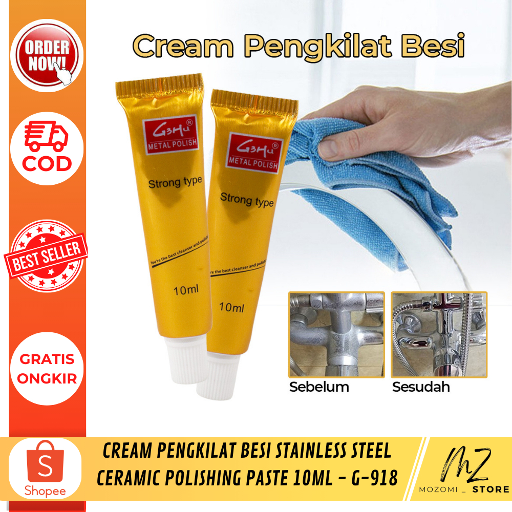 Jual Cream Pengkilat Besi Stainless Steel Ceramic Polishing Paste 10ml / sampo mobil / Alat ...