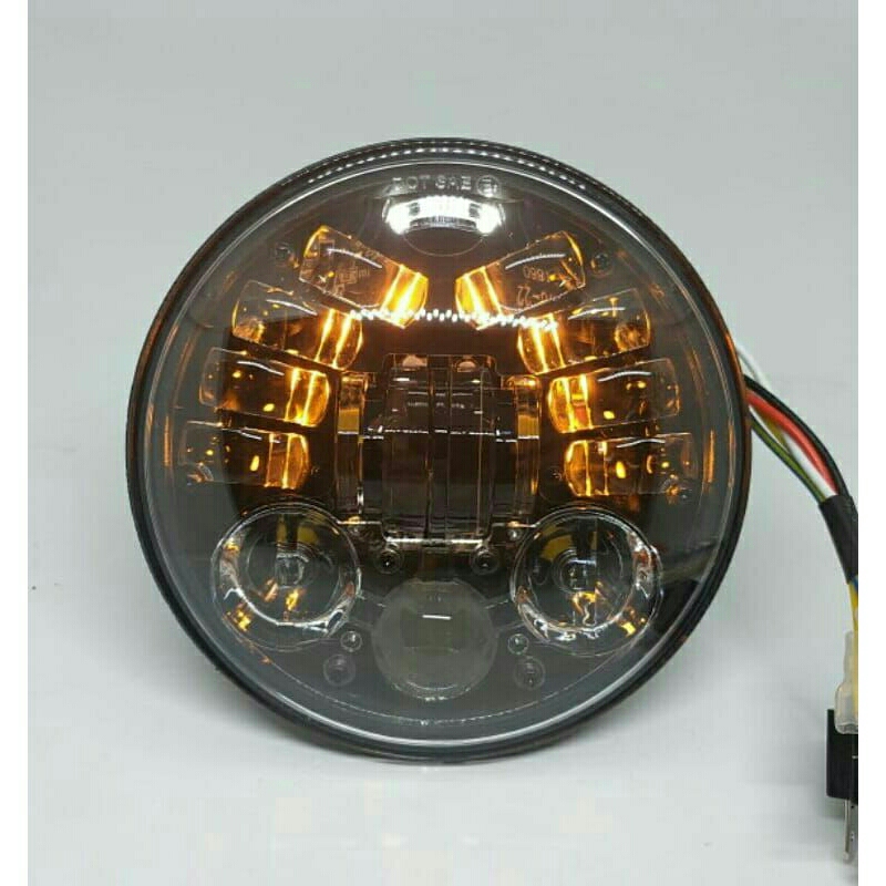 Jual lampu daymaker 19 LED 7 inch | Shopee Indonesia