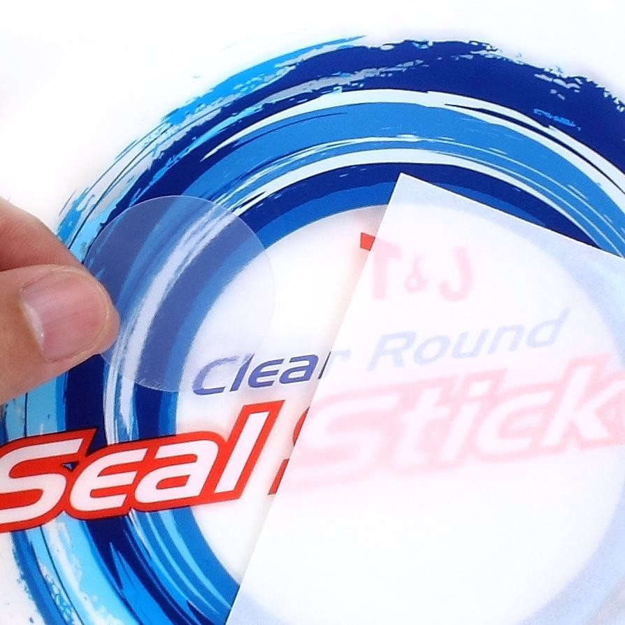 Jual Sticker Seal Round Tom And Jerry Sticker Segel Bulat 1 Pad