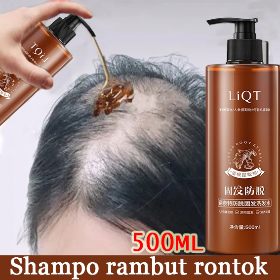Jual Sampo penumbuh rambut cepat Penumbuh rambut botak Shampo anti rontok 500ML Ekstrak ...