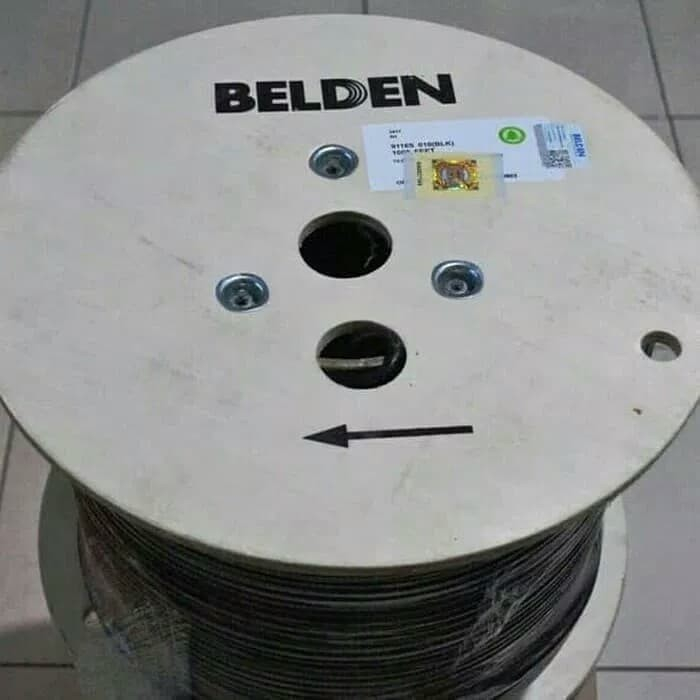 Jual 150 METER KABEL RG6 COAXIAL BELDEN RG6 9116S 75Ohm / KABEL TV/KABEL CCTV-NO POWER DC-ORI ...