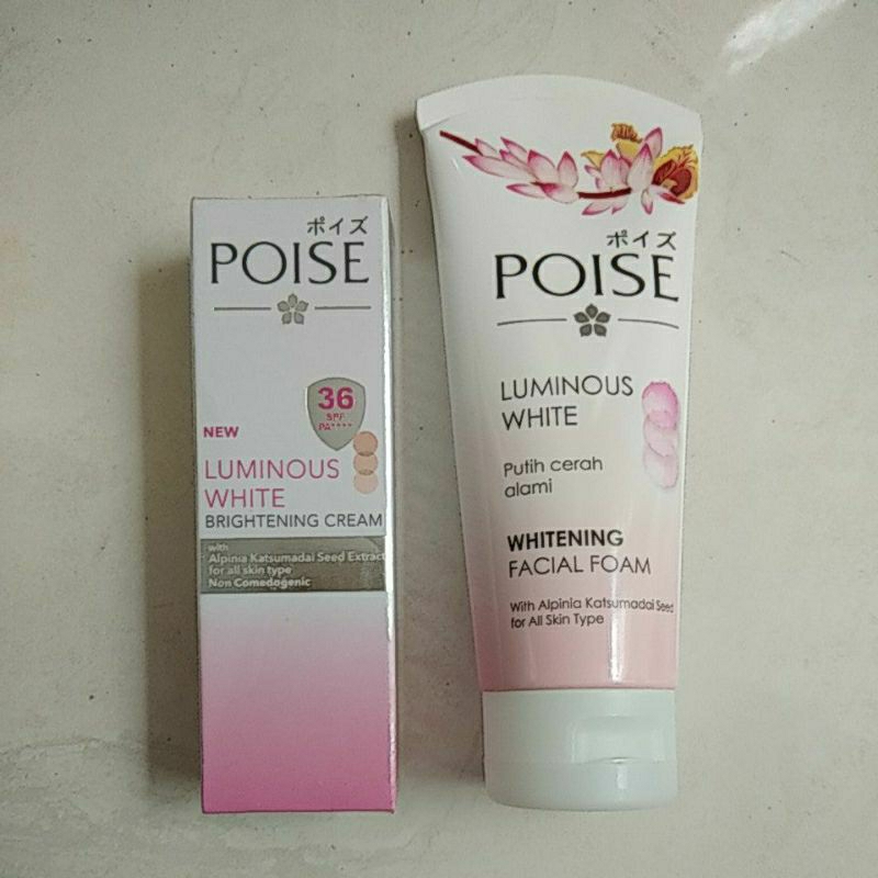 Jual Poise Cream 20g dan Facial Foam 100g | Shopee Indonesia