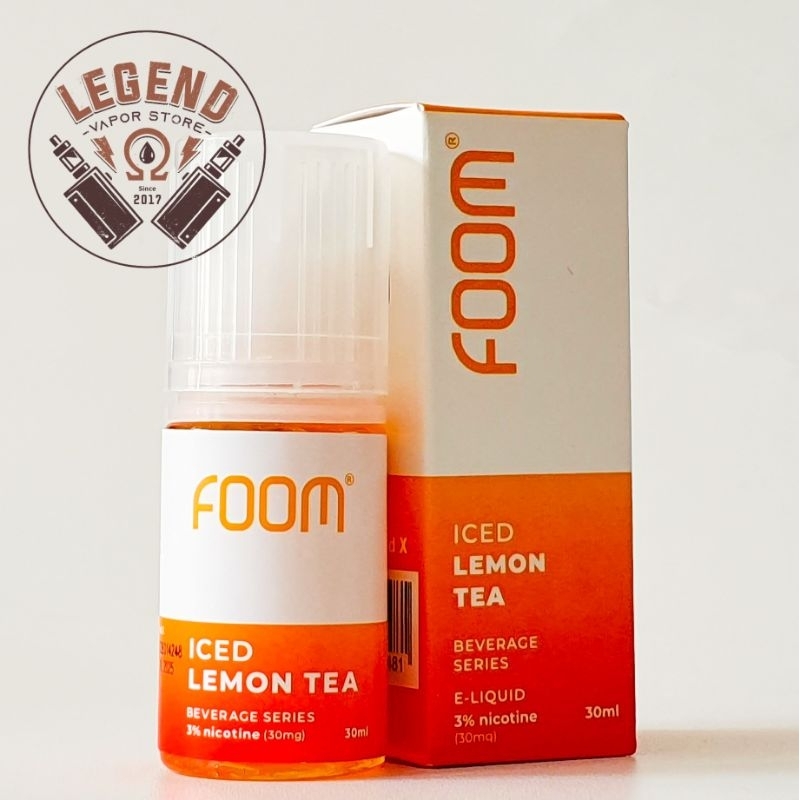 Jual SALT NIC - LIQUID FOOM Iced Lemon Tea 30ML 30MG AUTHENTIC | Shopee ...