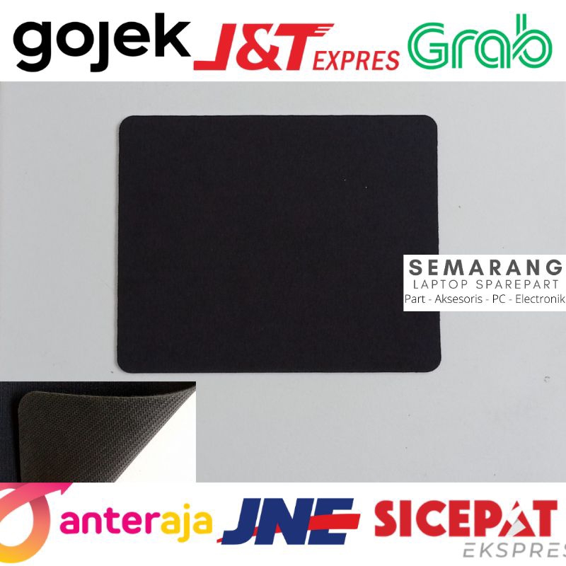 Jual MOUSEPAD HITAM POLOS Tatakan Mouse Tetikus Anti Slip Murah ...