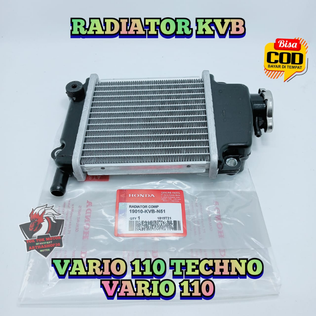 Jual RADIATOR KUALITAS ASLI ORIGINAL HONDA VARIO 110 KARBU , VARIO 110 ...