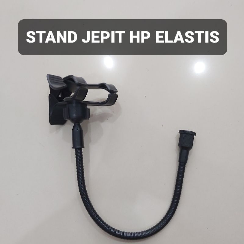 Jual Leher Stand HP Jepit Elastis Stand Mic | Shopee Indonesia