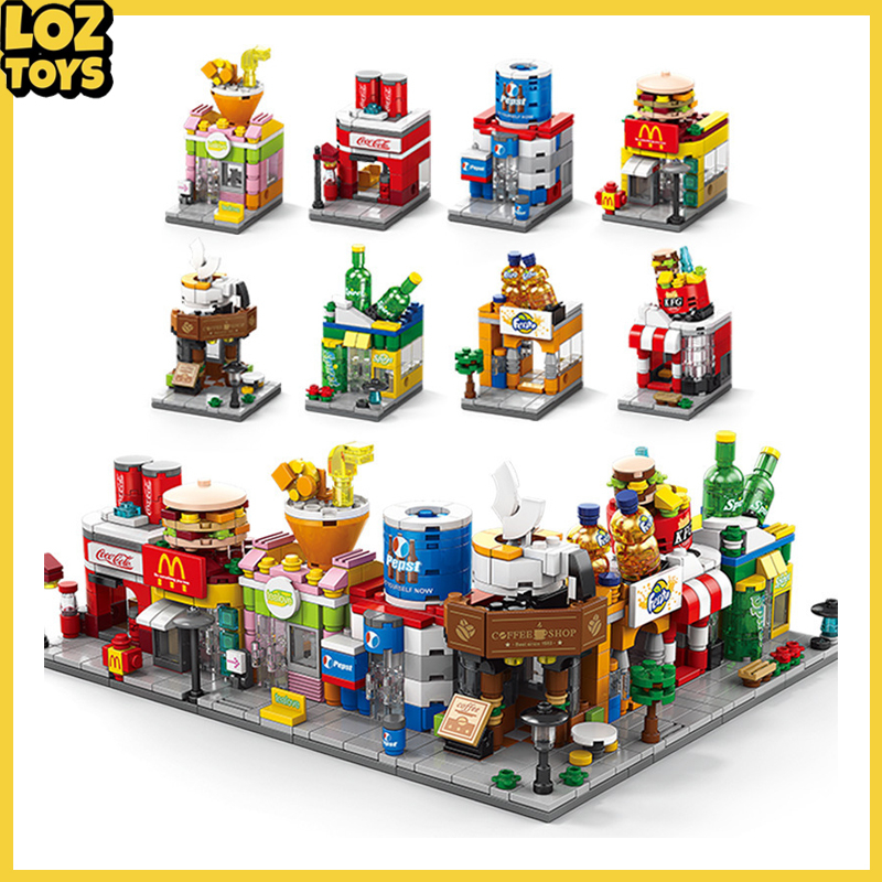 Jual LOZTOYS NEW Block DIY Mini Street Mainan Building Balok Blok Susun ...