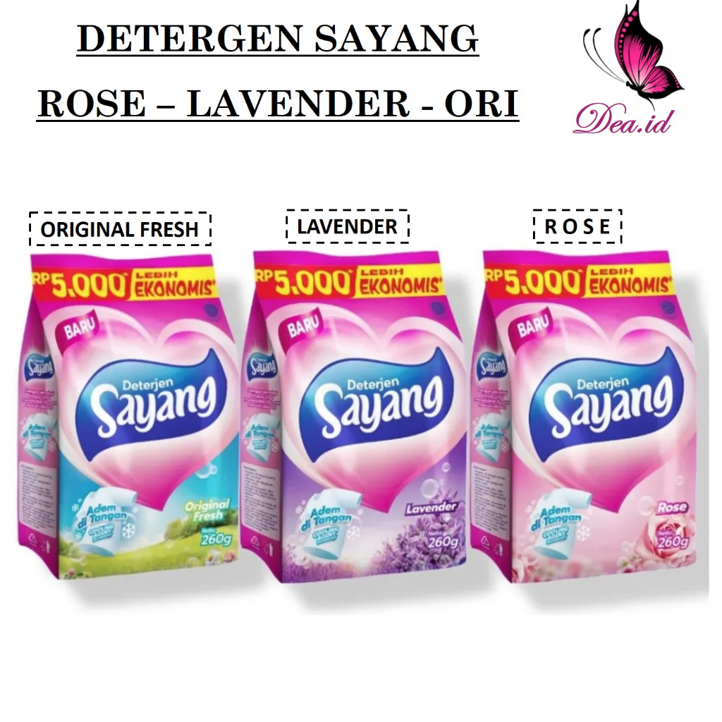 Jual [DEASHOP] DETERGEN SAYANG POWDER - DETERGEN BUBUK SAYANG - SAYANG ...