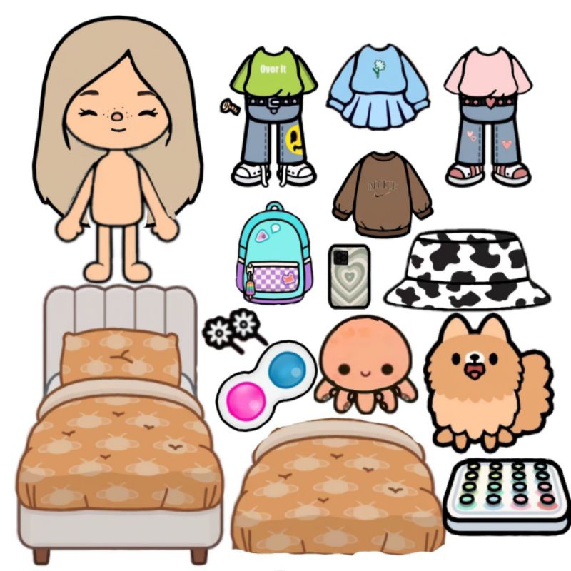 Jual PAPER DOLL TOCA BOCA MAINAN KERTAS BP BP AN TOCA BOCA MAINAN BONGKAR PASANG TOKA BOKA ...