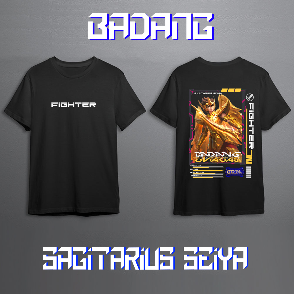 Jual KAOS MOBILE LEGEND HERO BADANG SKIN SAINT SEIYA SKIN TERBARU KAOS ...