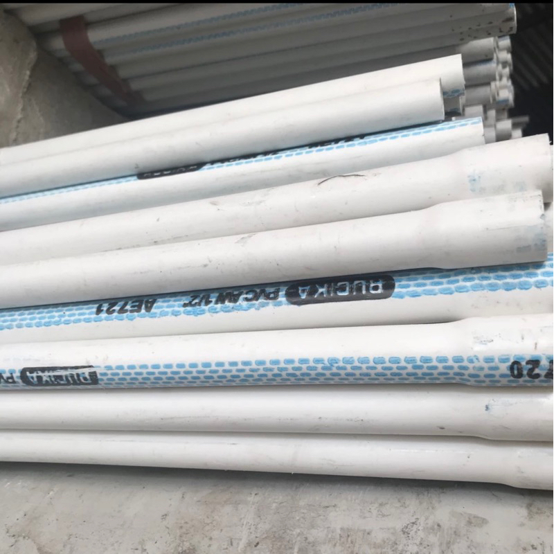 Jual jual pipa pvc 1 meter AW 1/2 inch RUCIKA PUTIH STANDAR harga per ...