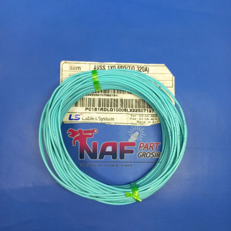 Jual KABEL AVS AVSS 0.5MM 10 METER ORIGINAL STANDART KABEL BODY MOTOR/MOBIL | Shopee Indonesia