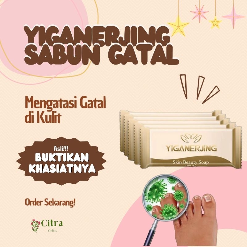 Jual YIGANERJING SABUN SULFUR SABUN GATAL GATAL UNTUK EKSIM DERMATITIS ...